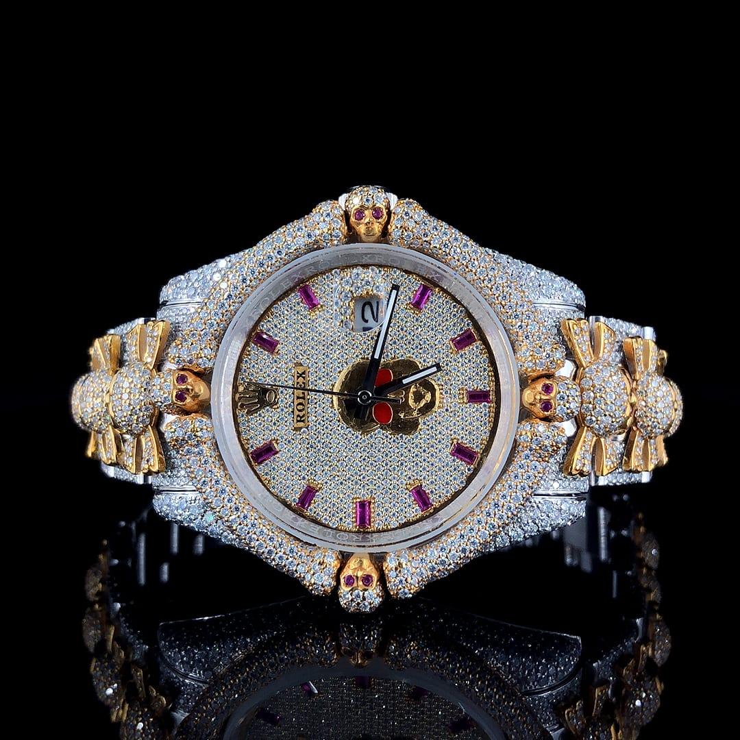 💎 Moissanite Diamond Rolex Ghost Jewellery